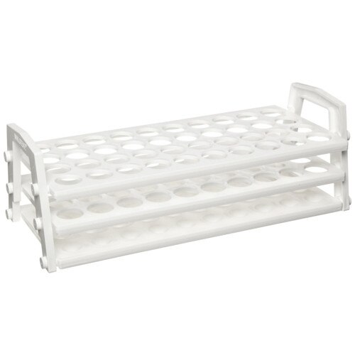 Nalgene® 5930-0016 Test Tube Rack for 13 to 16mm Tubes, 40-Well, White PP,