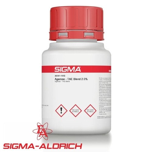 Sigma A6361-100G Agarose, TAE Blend 2.0%, 100g Bottle