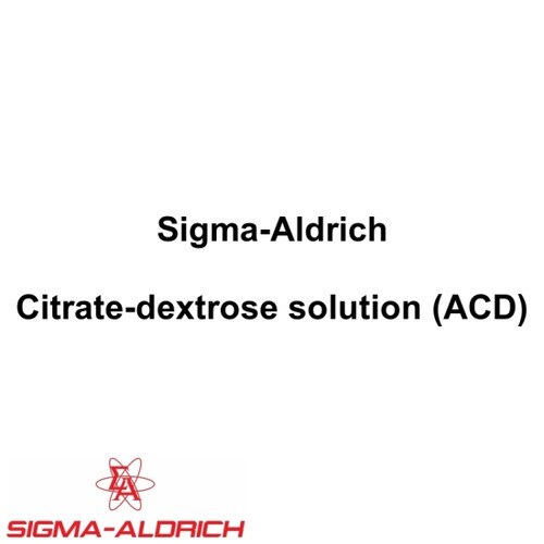 Sigma C3821-10X50ML Citrate-Dextrose Solution (ACD), Sterile Filtered (10 x