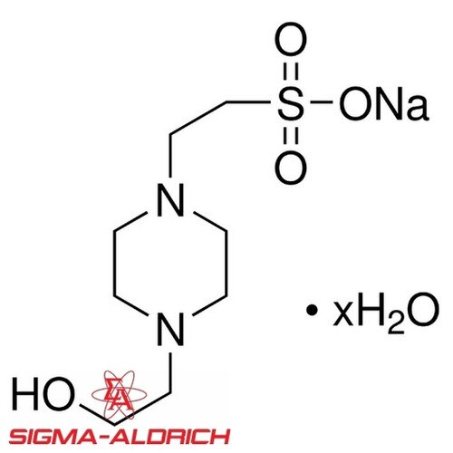 Sigma H2393-250G HEPES Sodium Salt Hydrate ≥99%, 250g Bottle