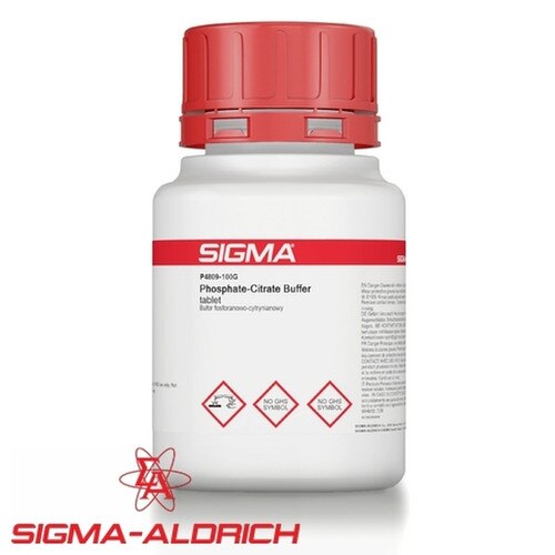 Sigma P4809-50TAB Phosphate-Citrate Buffer Tablets (Bottle of 50 Tablets)