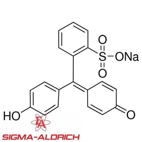 Sigma Aldrich P5530-50G Phenol Red Sodium Salt, BioReagent, 50g Bottle