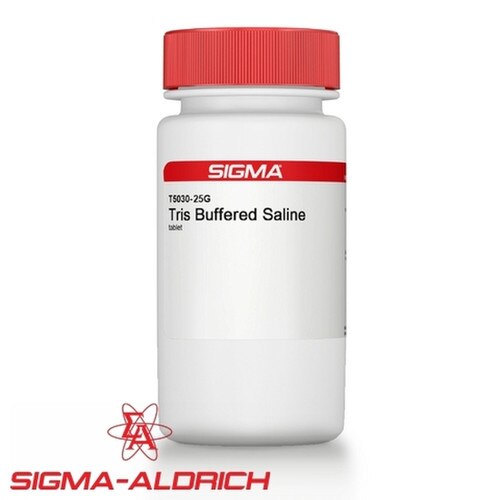 Sigma T5030-50TAB Tris Buffered Saline Tablets (Bottle of 50 Tablets)