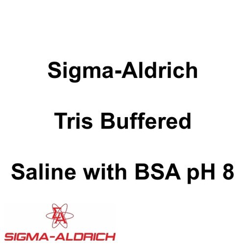 Sigma T6789-10PAK Tris Buffered Saline Powder with BSA, pH 8.0 (Pack of 10