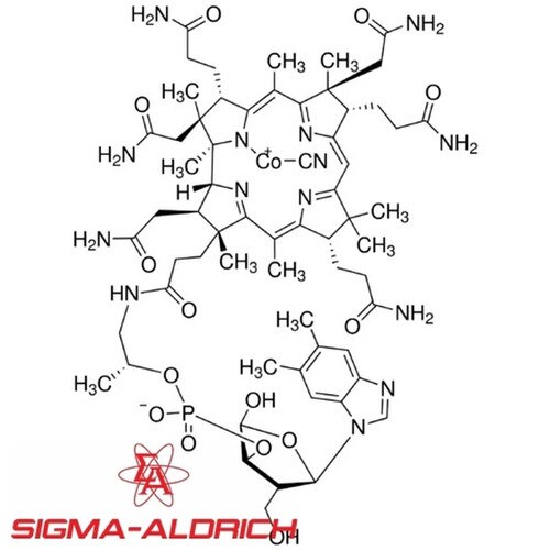 Sigma V2876-5G Vitamin B12 ≥98.5%, 5g Bottle