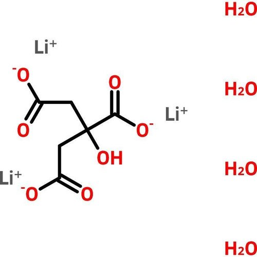 Spectrum Chemical L1113-500GM, Lithium Citrate, Powder, Reagent, ACS