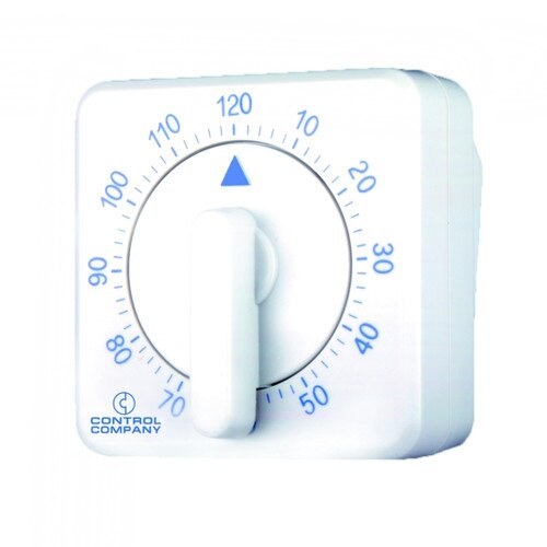 Control Company 1004 | Compact Mechanical Lab Timer, Timing Range: 1 to 120