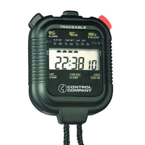 Control Company 1047 | Traceable® Big-Digit Stopwatch with Chronograph, Tim