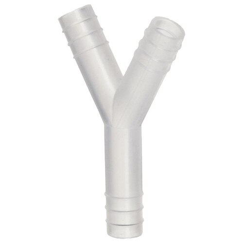 Bel-Art 196140000 Y-Type Tubing Connector for 1/4-Inch I.D. Tubing, Polypro