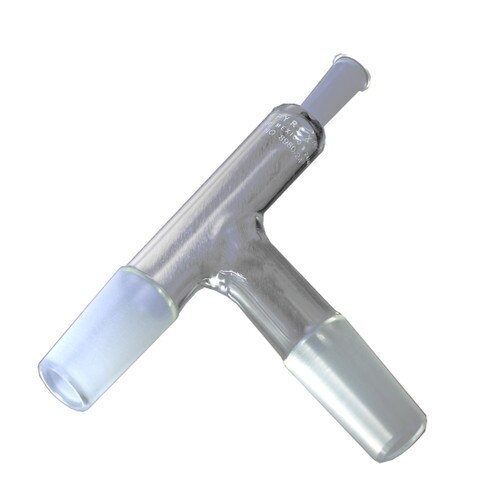 Corning® 8980-24 PYREX® 75° Angle Connecting Tube Adapter with Two-Way 24/