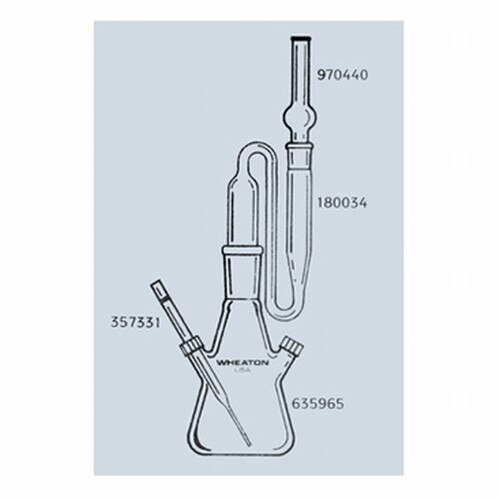 Wheaton® 180034 Scrubber Absorber Tube for 180030 Arsine Generator Assembly