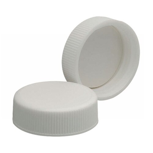Wheaton® 239412 White Polypropylene Screw Cap with PVC Liner, 33-400 ...