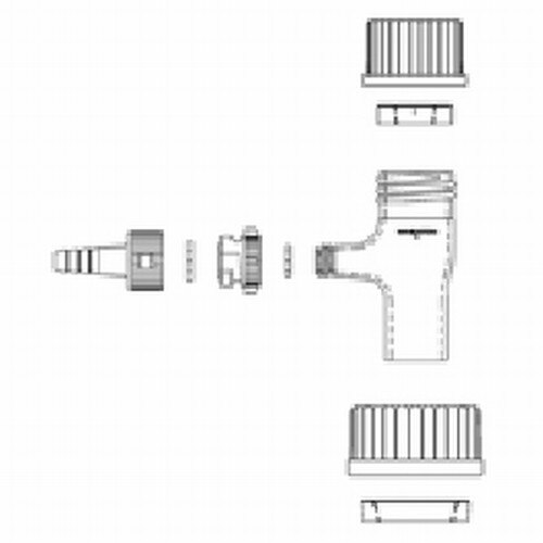 Wheaton® 419505 Complete Filtration Transfer Adapter Assembly for 47mm & 90