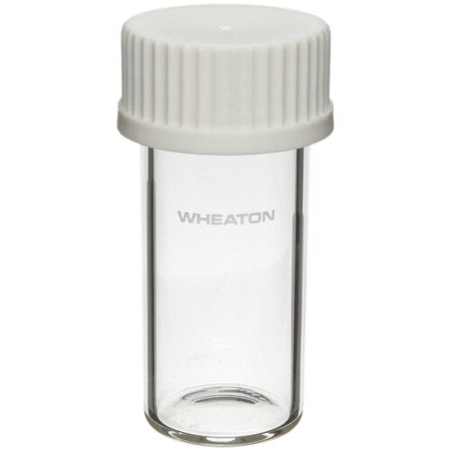Wheaton® 805001 Glass 35 x 100mm Hybridization Bottle with 45mm PBT Screw C