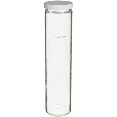 Wheaton® 805007 Glass 35 x 300mm Hybridization Bottle with 45mm PBT Screw C