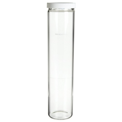 Wheaton® 805031 Safety Coated Glass 35 x 75mm Hybridization Bottle with 70-