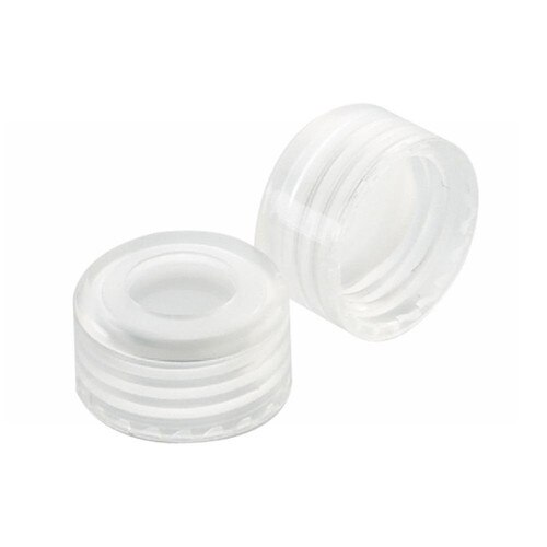 Wheaton® W225338-08 ABC Vial™ Screw Cap with Slitted Red PTFE/Silicone Sept