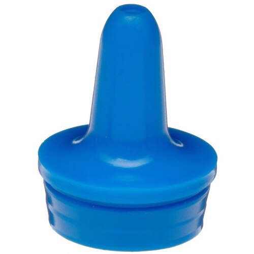 Wheaton® W242434-A Extended Controlled Dropper Tip, 20mm, Blue Polyethylene