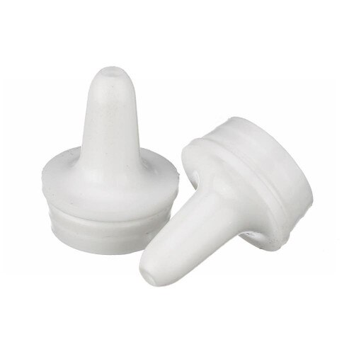 Wheaton® W242440-A Extended Controlled Dropper Tip, 20mm, White Polyethylen