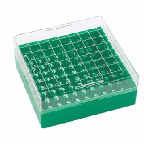 Wheaton® W651701-G KeepIT-81® Cryogenic Vial Freezer Box with Clear Cover f