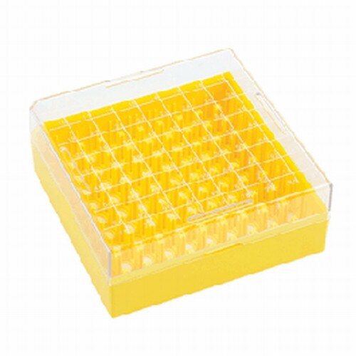 Wheaton® W651701-Y KeepIT-81® Cryogenic Vial Freezer Box with Clear Cover f