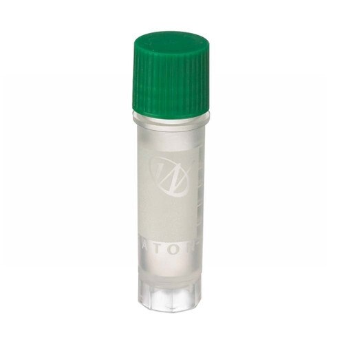 Wheaton® W985867 CryoELITE® 2mL Freestanding Cryogenic Vial with Green Exte