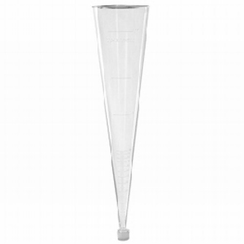 Wheaton® W990800 Plastic Imhoff Cone, 1000mL, O.D. x Height: 108 x 451mm, C